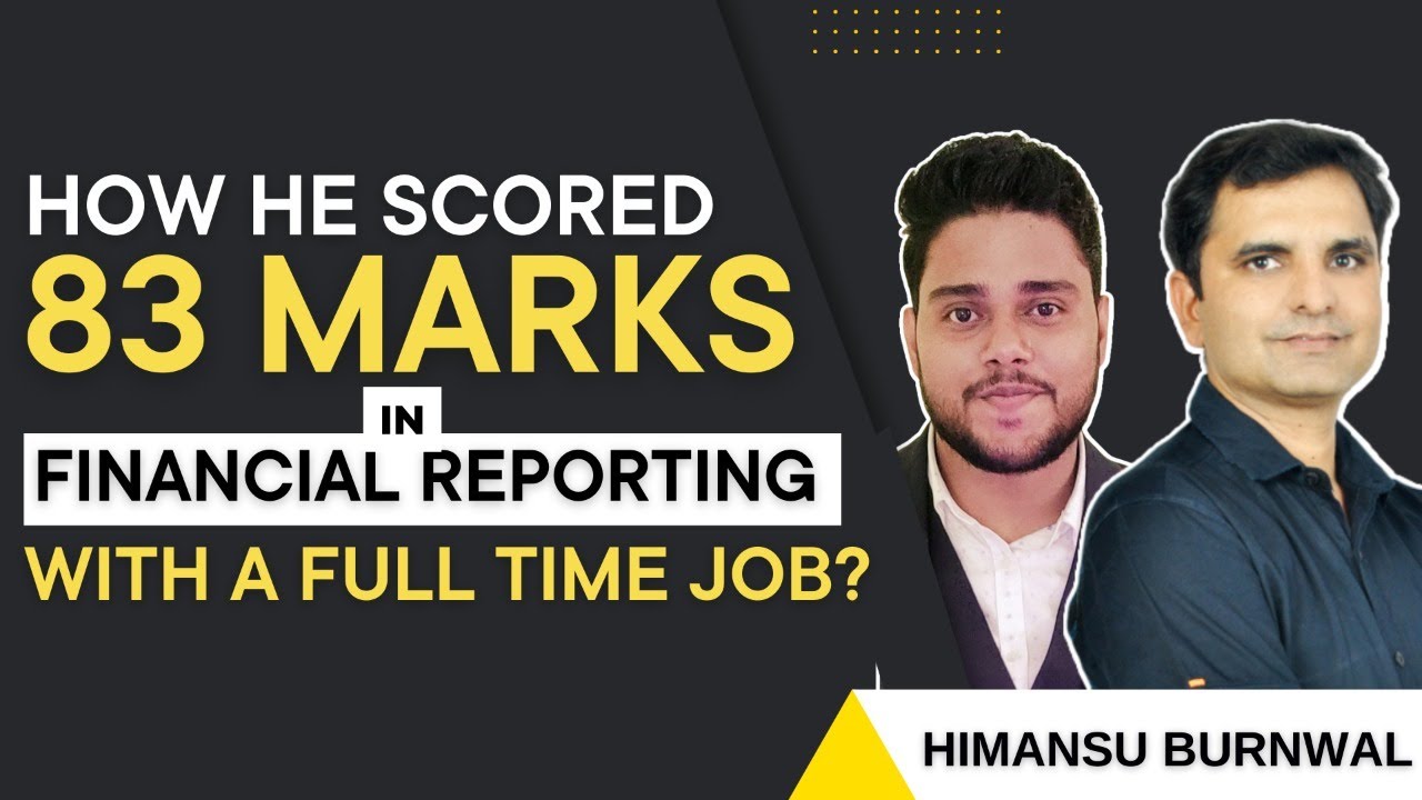 Scored 83 In ACCA Financial Reporting Cleared ACCA FR With Full Time scored-83-in-acca-financial-reporting-cleared-acca-fr-with-full-time