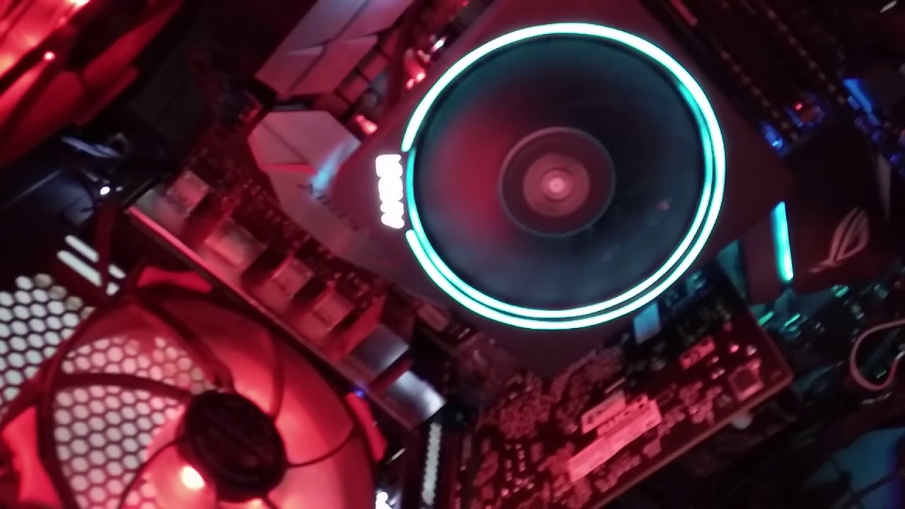 AMD Wraith MAX + Ryzen R5 1600 - YouTube