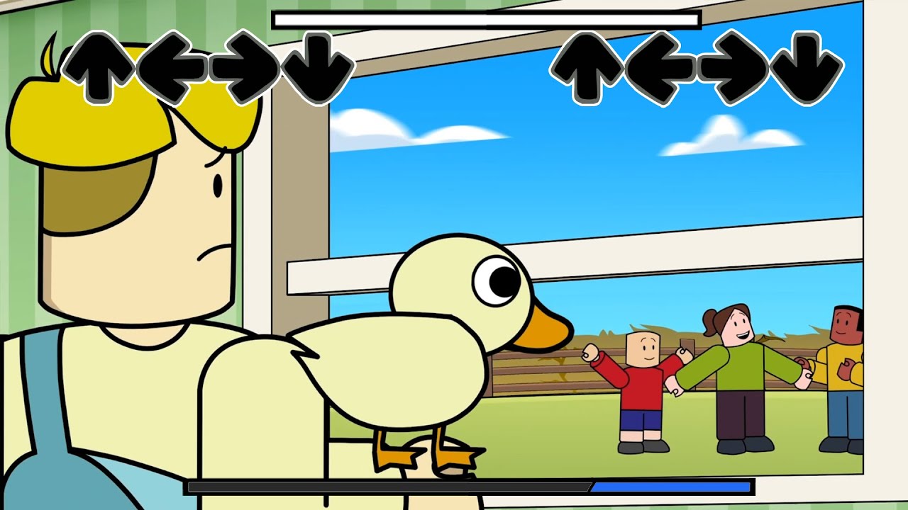 FNF Rainbow Friends:YELLOW's SAD STORY in Friday Night Funkin' be like ...