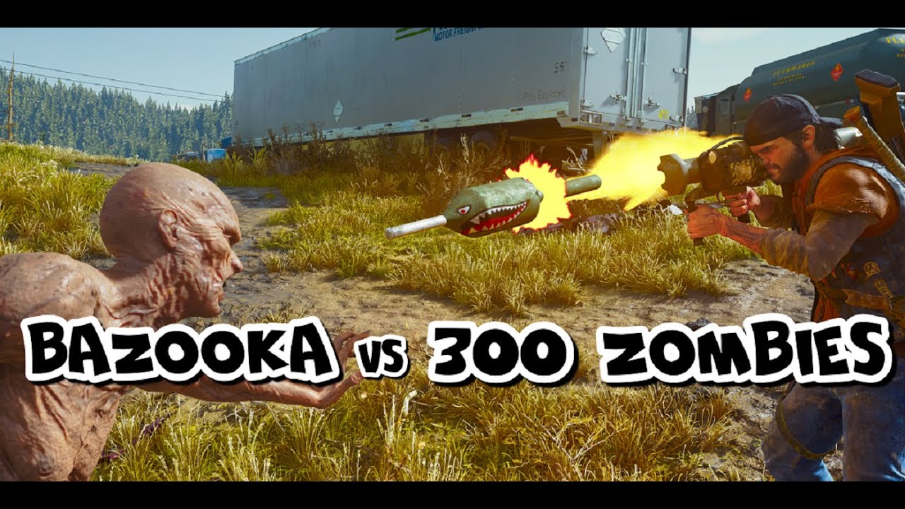 300 Zombies vs Bazooka | Days Gone - Iron-Butte Horde | Жизнь После ...
