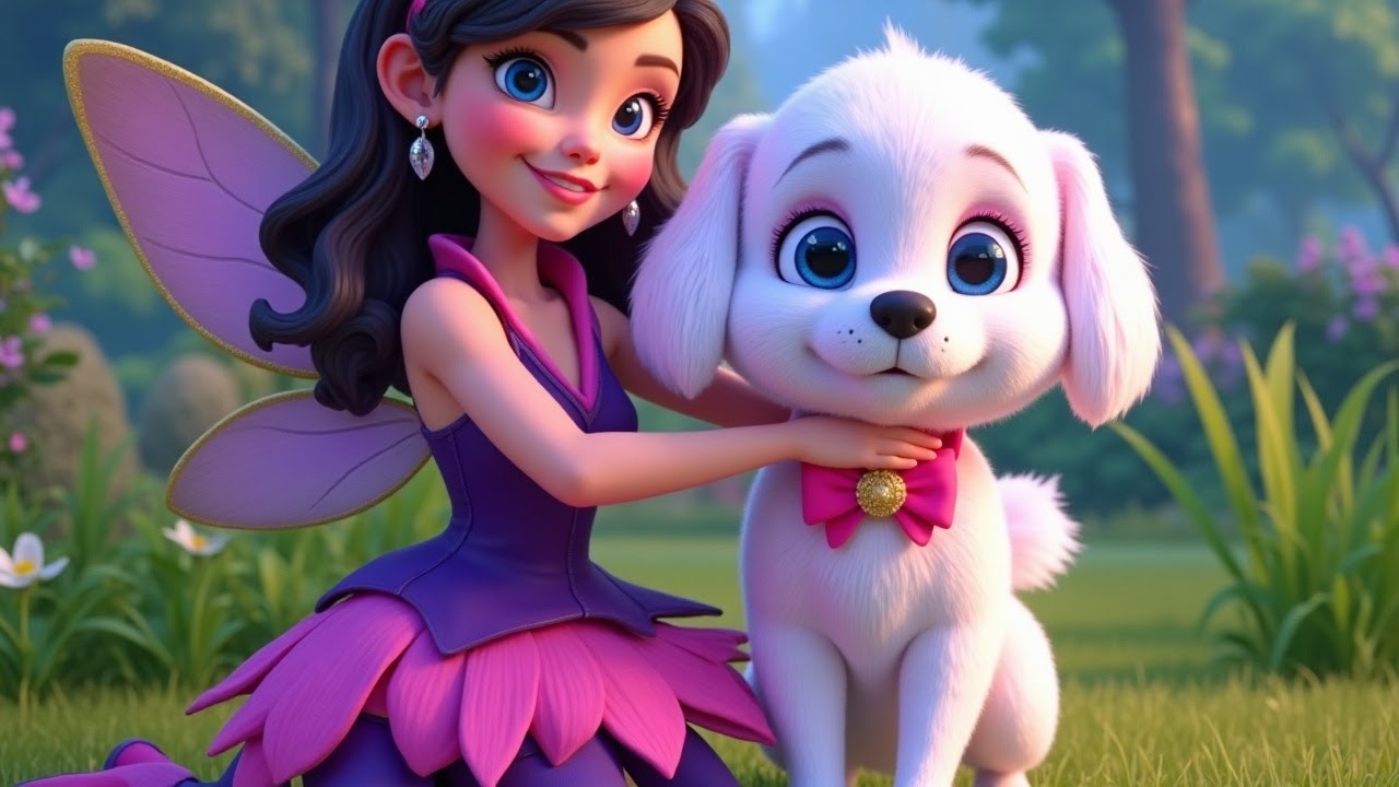 Fairy Princess Isabella’s New Best Friend Snowball 🌈🐶 | Bedtime Story ...