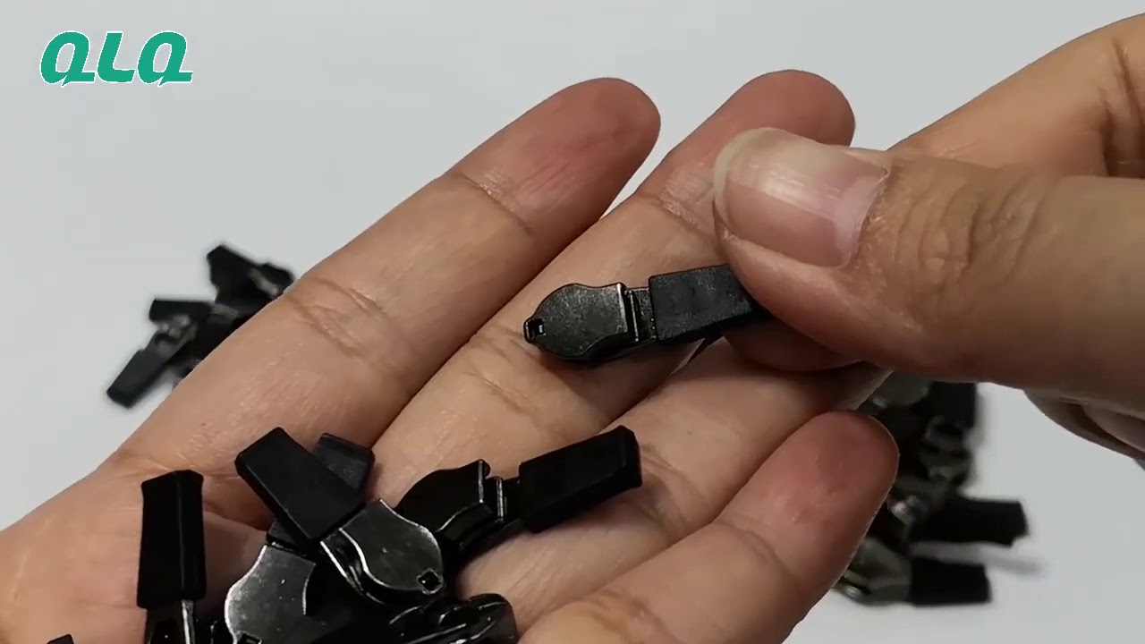 Zinc YG slider for nylon zipper~1 - YouTube
