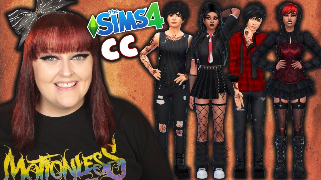 My Sims 4 CC is an Alternative Fashion Goldmine 🖤 - YouTube