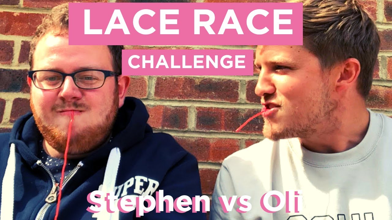 Lace race challenge 🤣 | Stephen vs Oli - YouTube