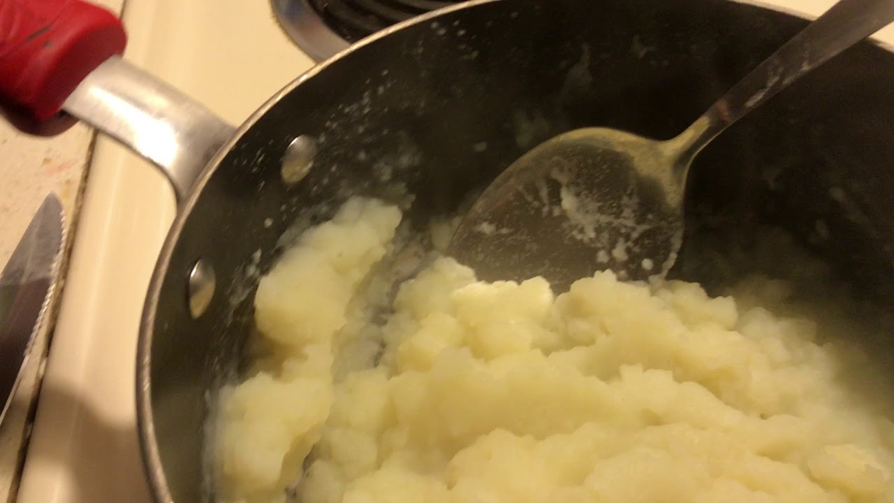 Crazy Cheap Mashed Potatoes the Easy Way - YouTube
