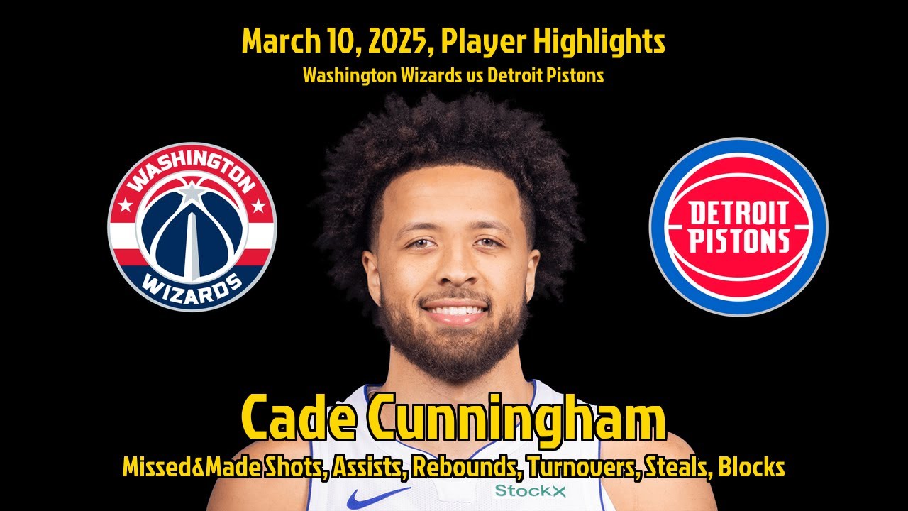 Cade Cunningham Highlights | Washington Wizards vs Detroit Pistons | 11 ...