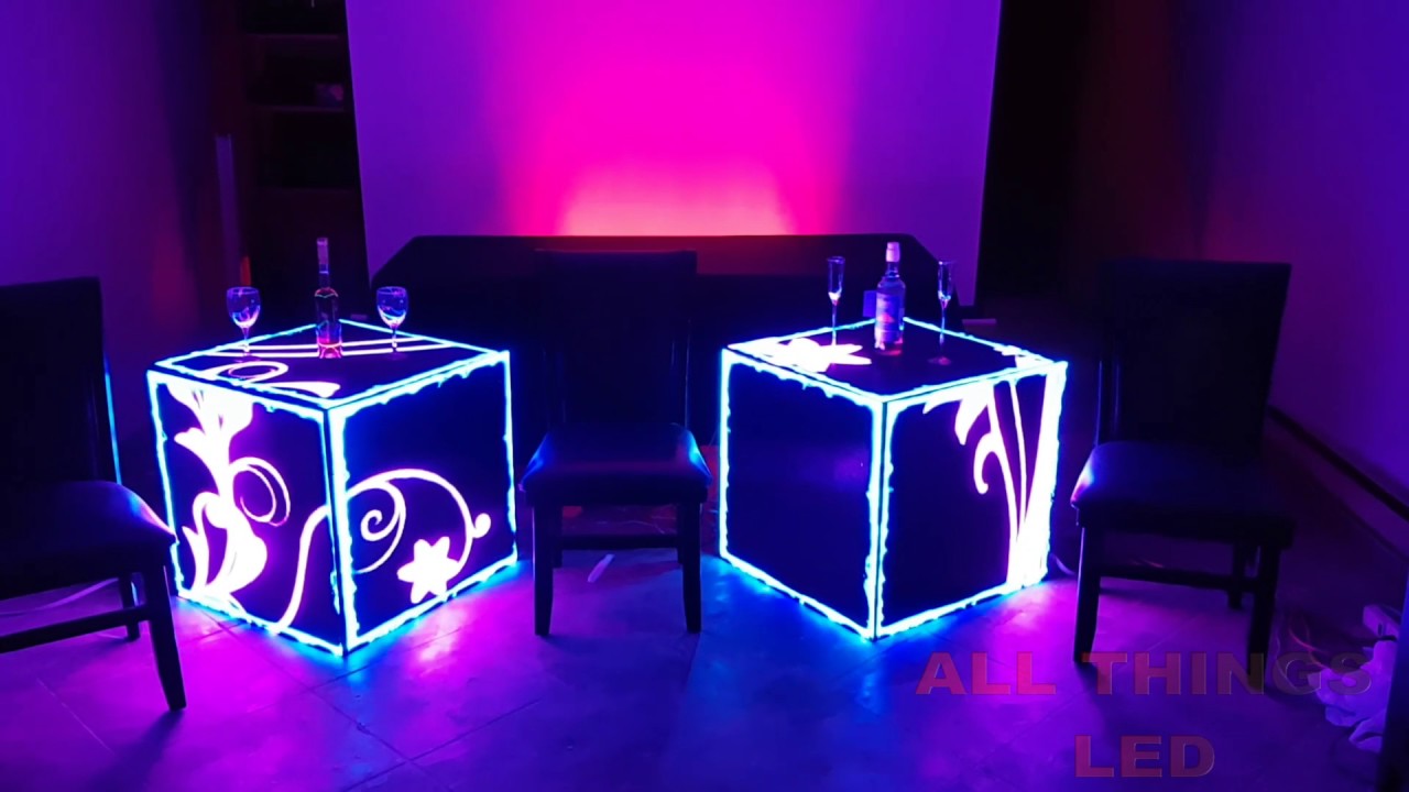 LED Side Tables