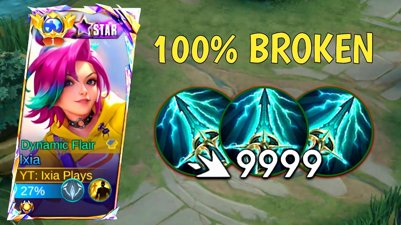 IXIA TRUE DAMAGE BUILD IS INSANE!😱 (try this!) | IXIA BEST BUILD 2025 ...