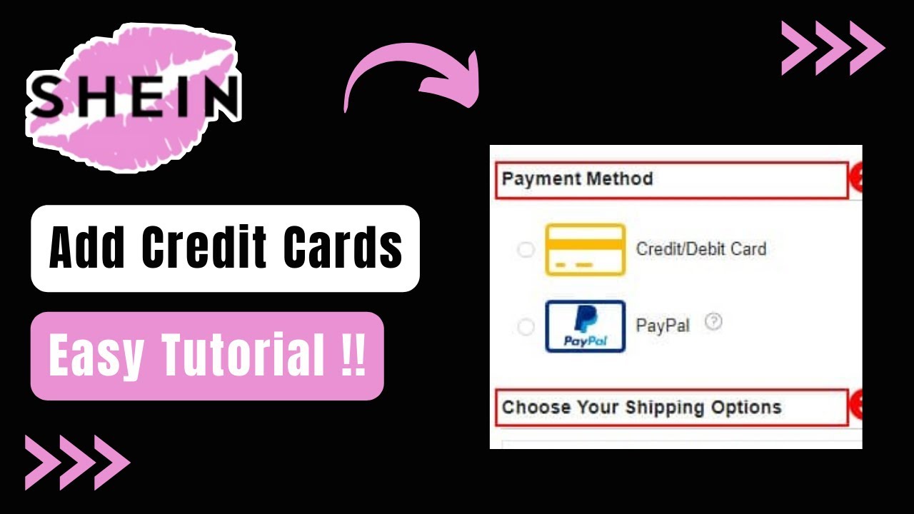 How to Add Credit Card to Shein App ! - YouTube