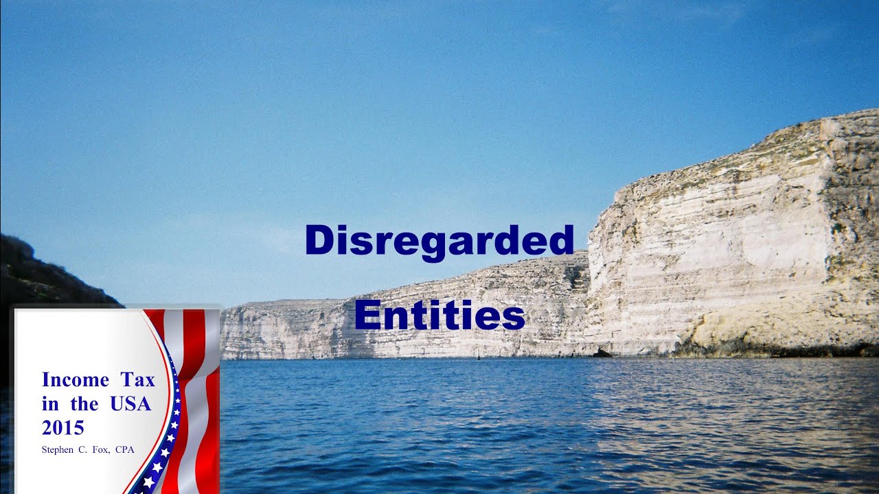 Disregarded Entities - YouTube