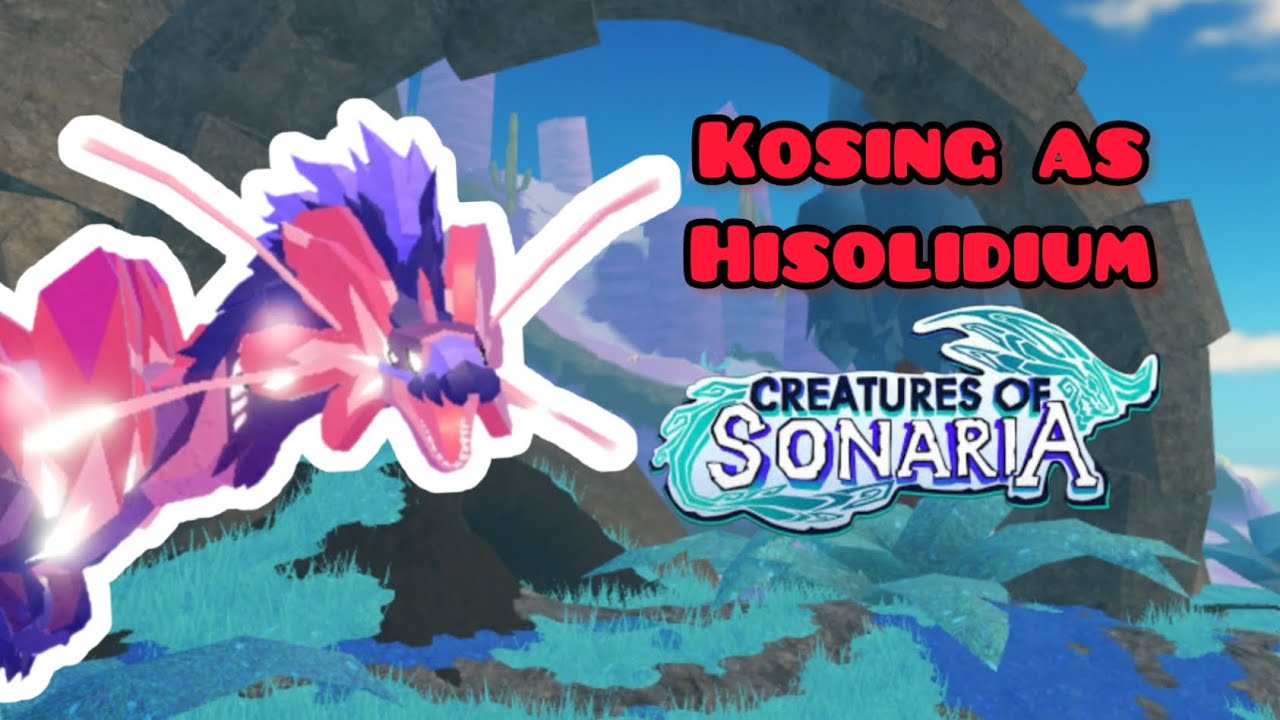 Kosing as Hisolidium | Creatures of Sonaria - YouTube