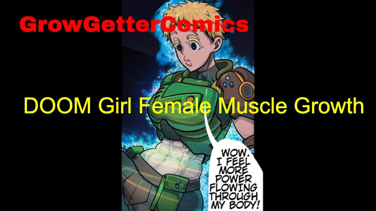 Doom Girl - Female Muscle Growth Preview - YouTube