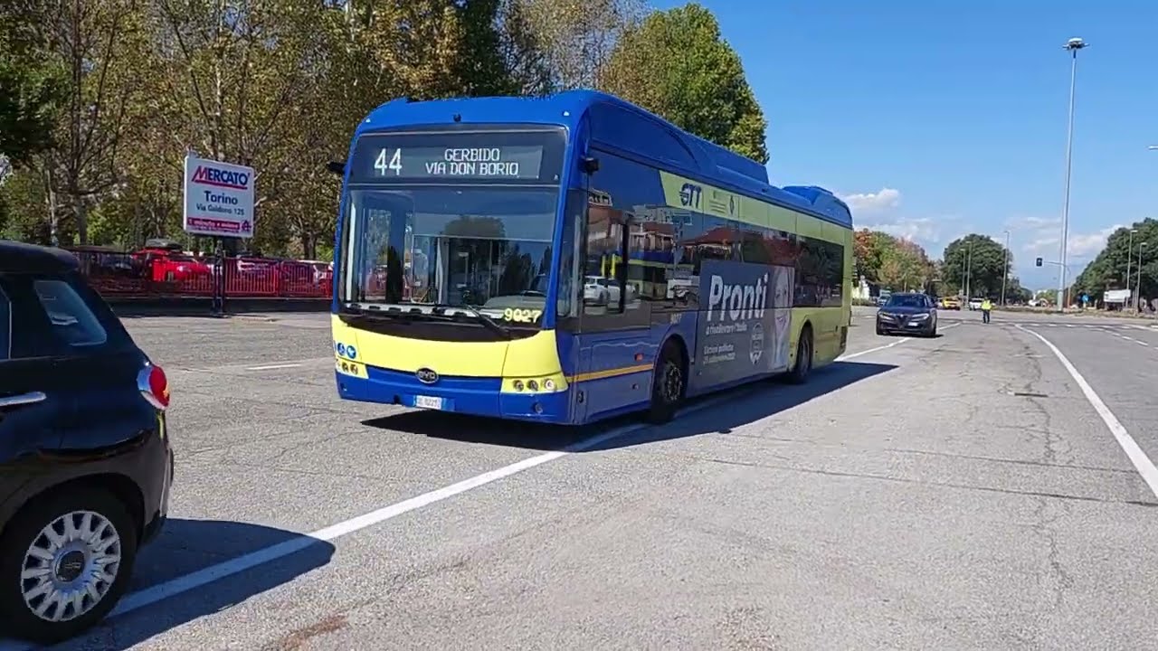 Gtt linea 44 vettura 9027 - YouTube