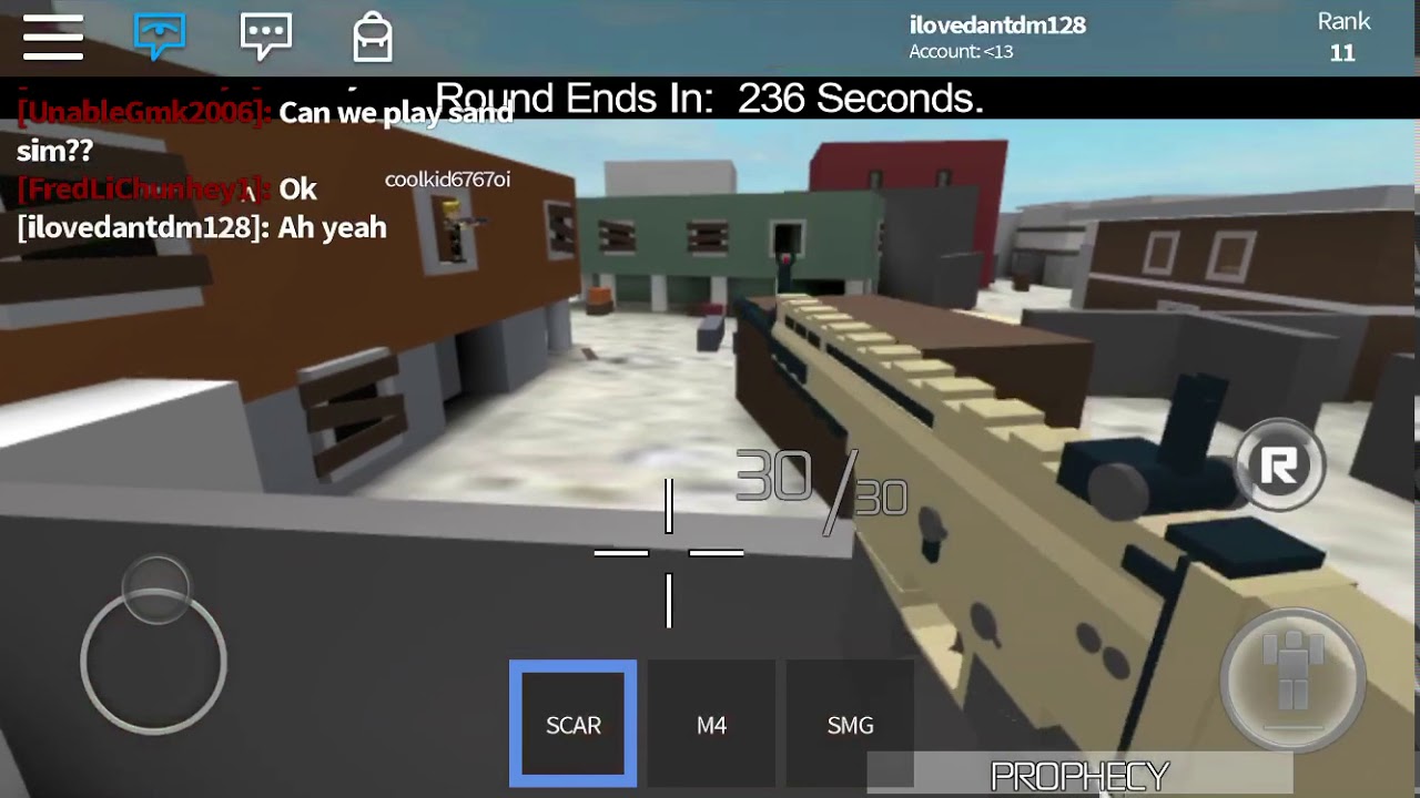 I LIk GUNZ ! | Iron sights Mobile | ROBLOX - YouTube