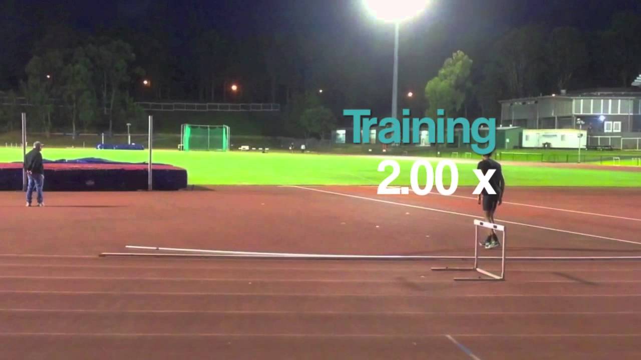 Shemaiah James High Jump Training - YouTube