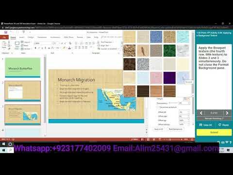 Complete PowerPoint 3A and 3B Simulation Exam | PearsonMyITLAB #excel ...