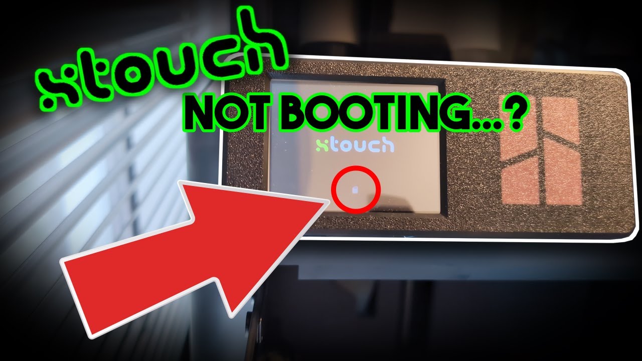 Bambu Lab xtouch not booting (flashing screen, micro SD card icon) fix - YouTube