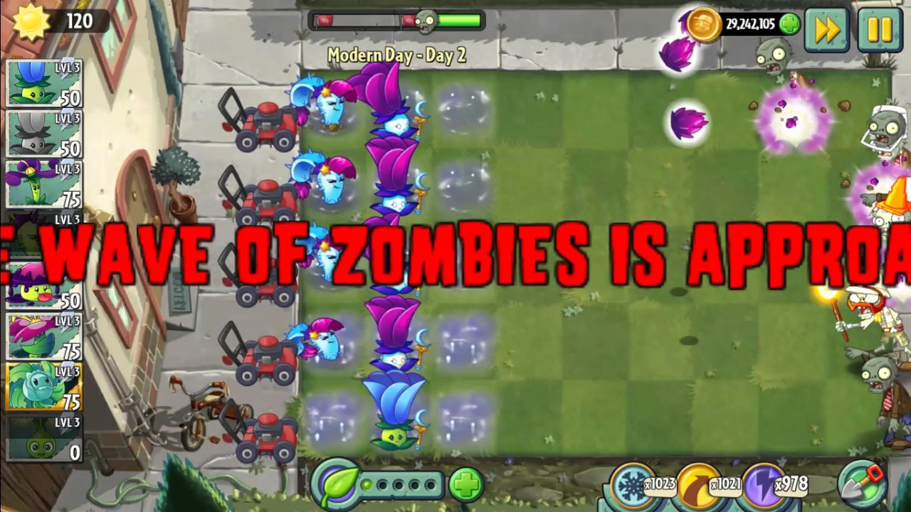 Plants vs Zombies 2 - pp.dat For Plant Leveling System - YouTube