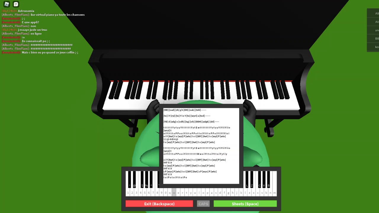 Stronger Than You Roblox Virtual Piano Youtube