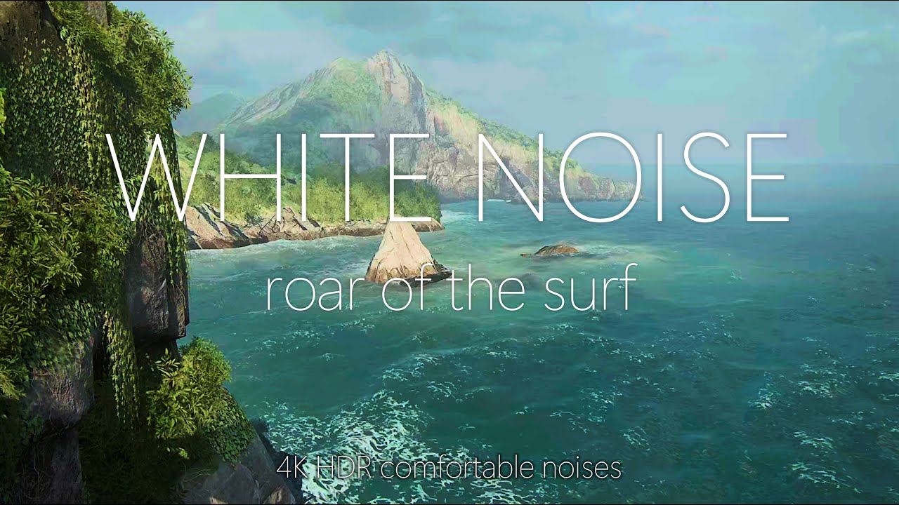 White noise of the roar of the sea surf 🌿 Tropical sea rocks Nature ...