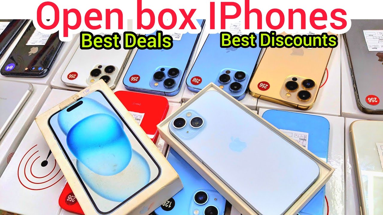 Open box IPhones || Telecomalohic IPhone Deals In Best Quality - YouTube