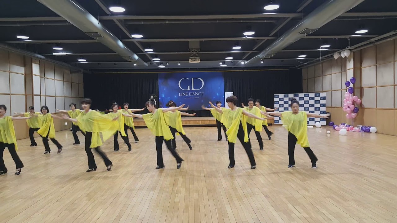 GD Line Dance Spring Festival 2019 (Kim Yeon Gyeong Beginner's Class ...