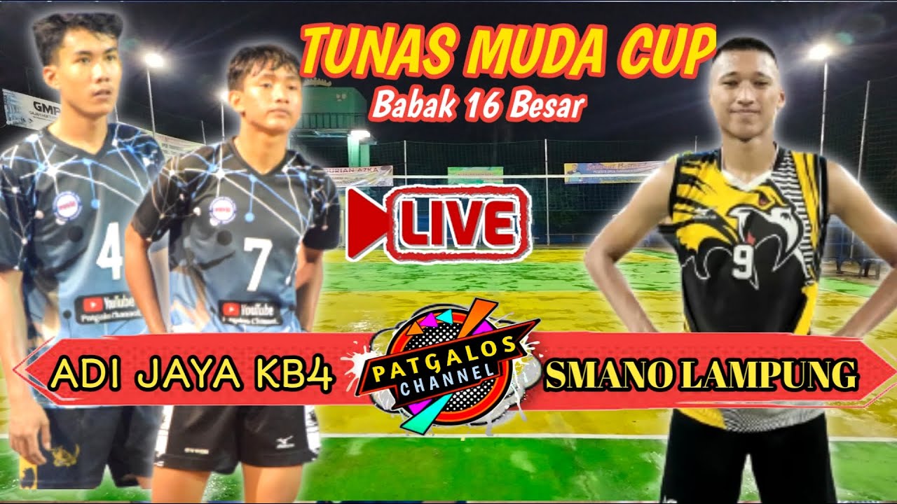 LIVE VOLI SMANO METRO 🆚 ADI JAYA (KB4) || TUNAS MUDA CUP || VOLI LAMPUNG - YouTube