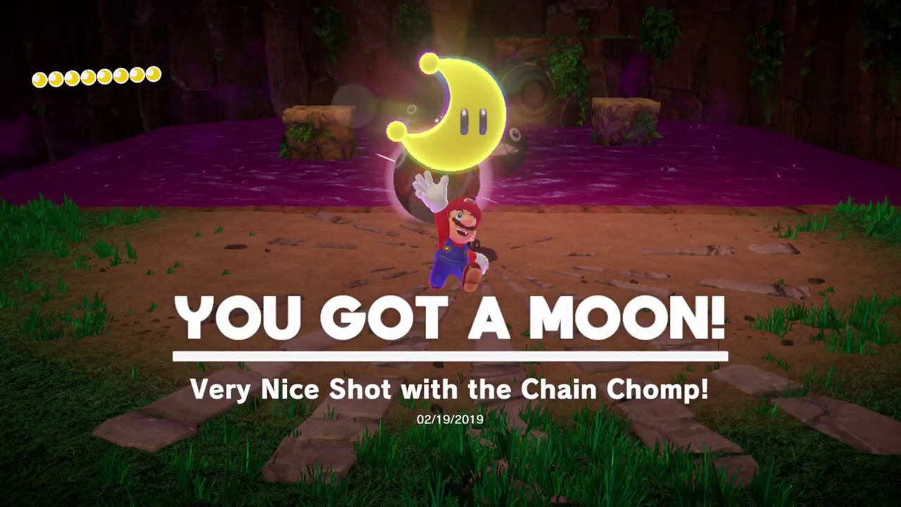 Super Mario Odyssey Part 9- Very Nice Shot with the Chain Chomp! - YouTube