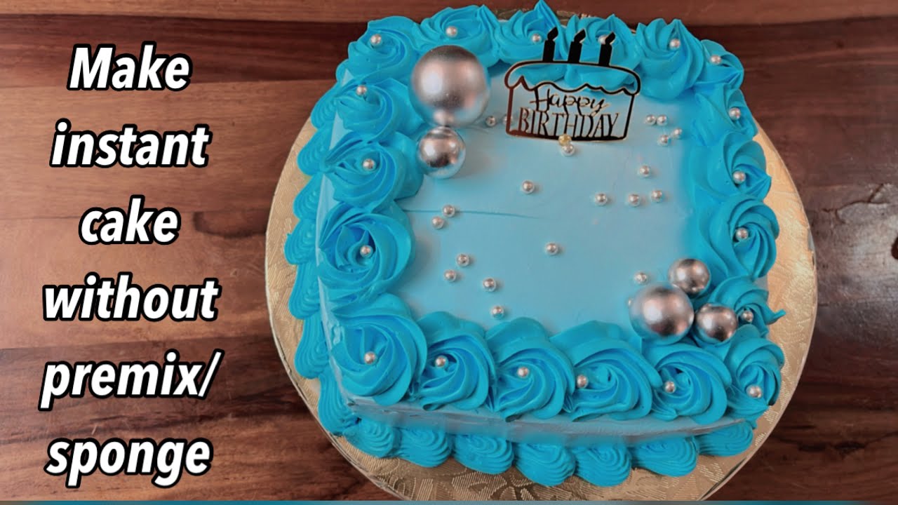 Make cake using BREAD| Make cake without PREMIX/SPONGE| Instant cake ...