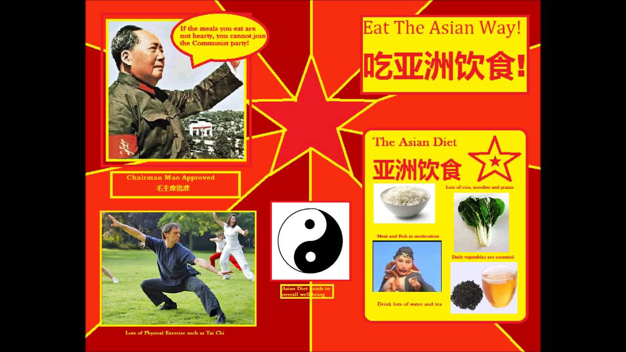 Chinese Communist Party Healthy Eating Propaganda - YouTube