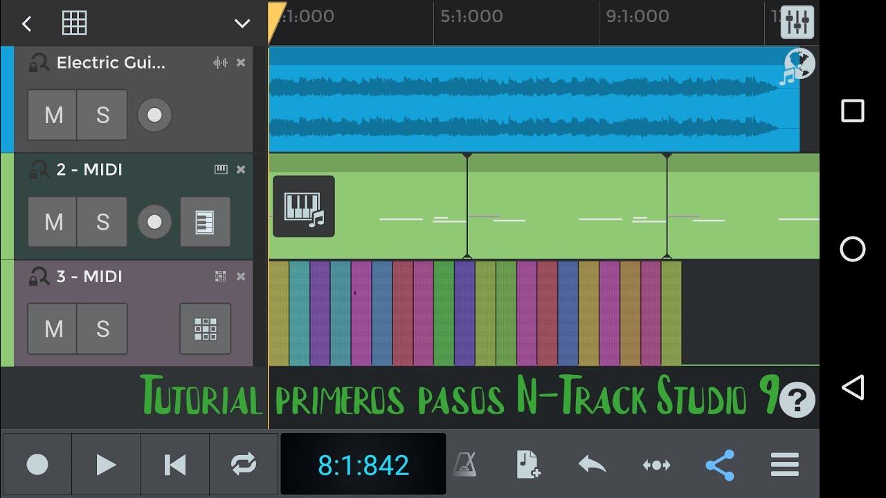 NTRACK Studio 9 .Turorial. Como usar n-track Studio 9 - YouTube