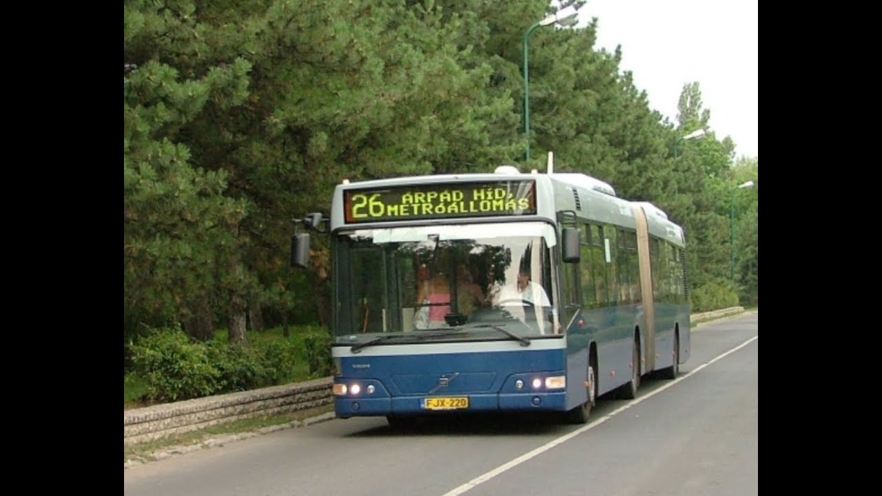 26-os busz /bus line 26/ (Nyugati pályaudvar M - Árpád híd M) - YouTube