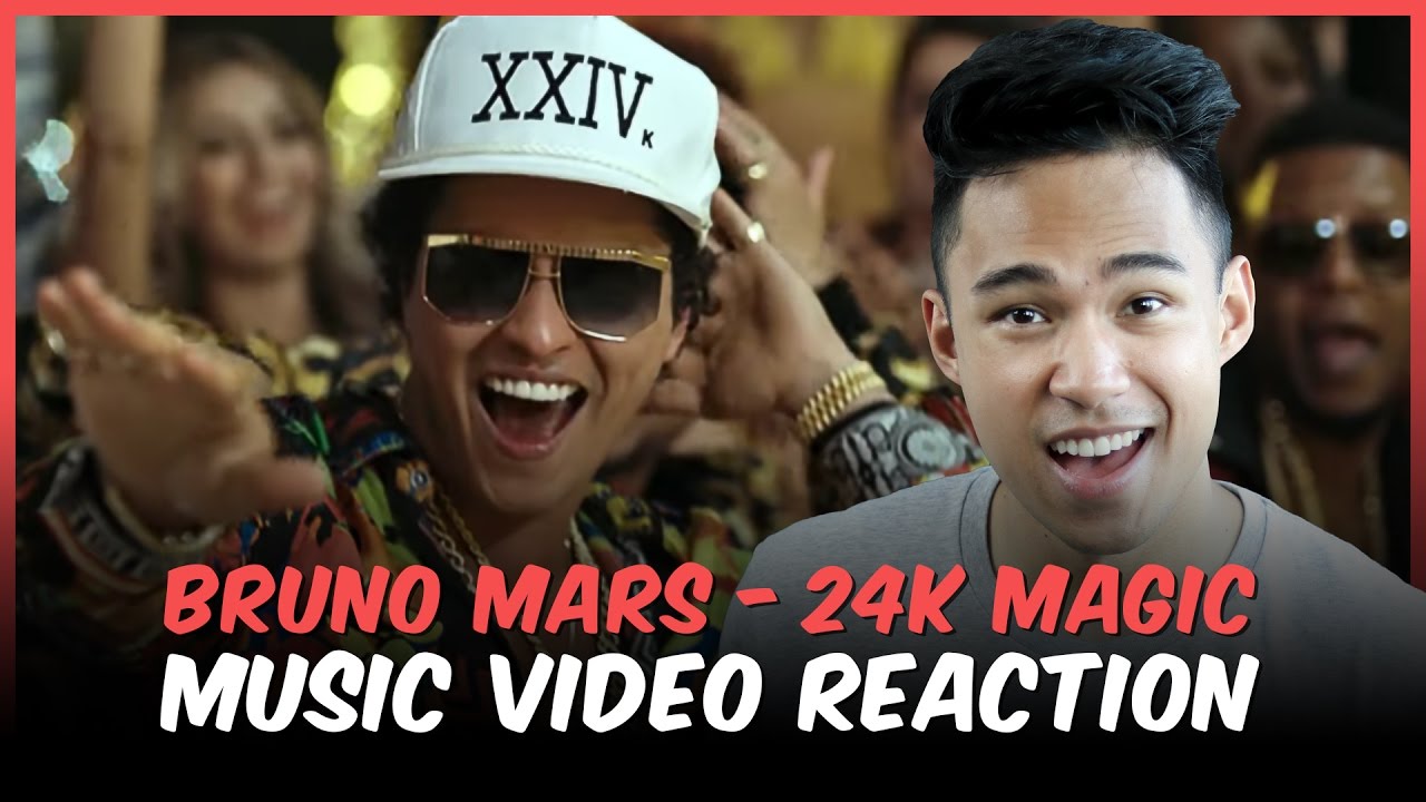 BRUNO MARS - 24K MAGIC Music Video REACTION // 1K SUBS SPECIAL ...