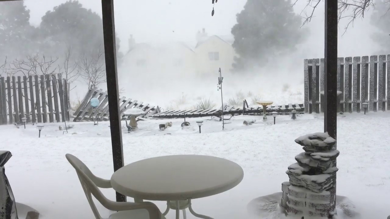 March 13, 2019 Blizzard In Colorado Springs - YouTube