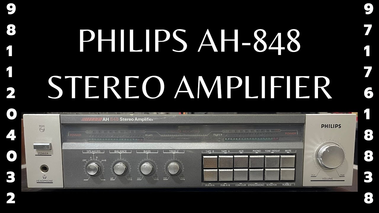 Philips AH-848 Stereo Amplifier Price In Video Hindi 9811204032 / ...