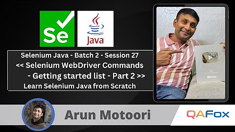 Selenium Java Course - Batch 2 - YouTube