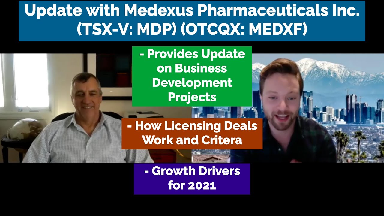 Medexus Provides Update on Business Development Projects, Licensing ...