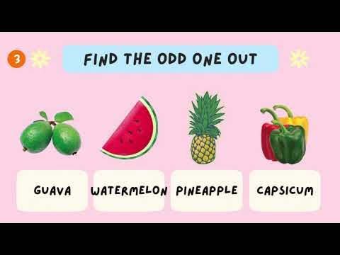 Find the odd one out | Food | Part 1| Practice My Worksheets - YouTube