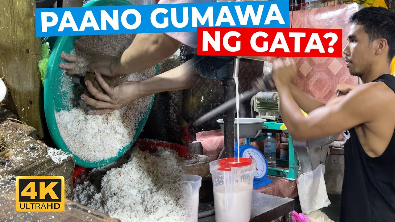 How to Make Fresh Coconut Milk (GATA) - Pasig Mega Market Philippines ...
