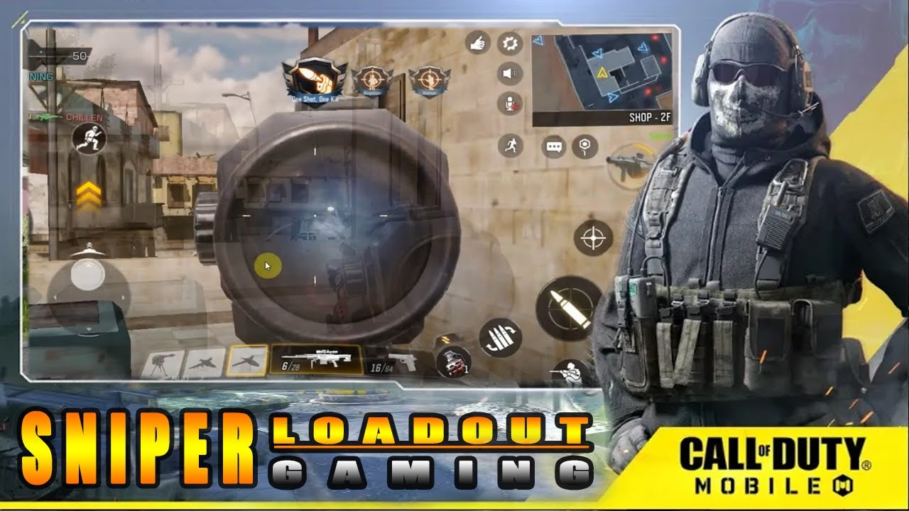 TRYING OUT SNIPER COD MOBILE | SNIPER LOADOUT | KEYBOARD AND MOUSE ...