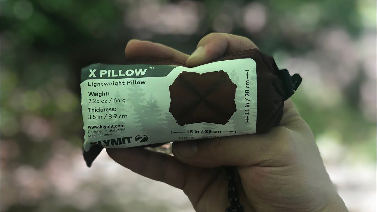 Gear Talk: Klymit X-Pillow Purchase and Review - YouTube
