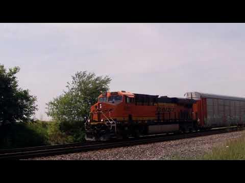 NS 12E @ PENN, IN 6 22 23 BNSF 6831 - YouTube