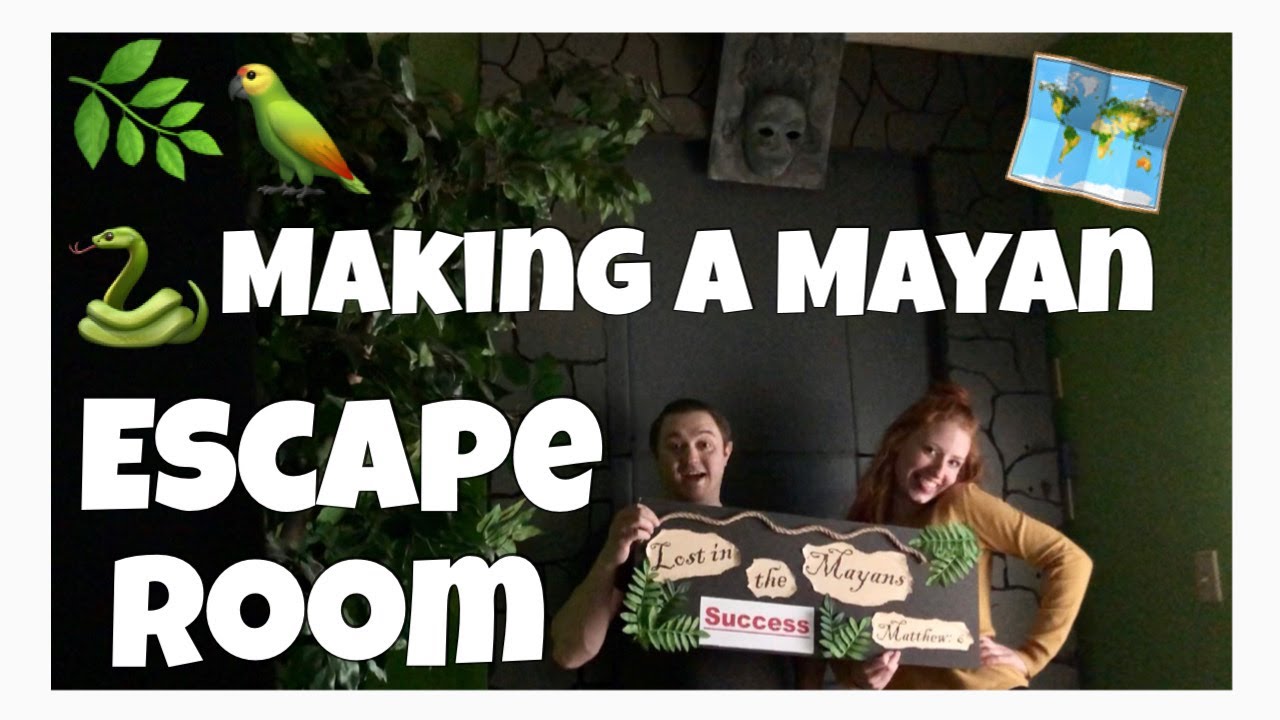 Making a Mayan Escape room!!! From scratch - YouTube