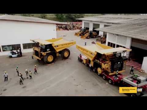 Présentation du Caterpillar 777E - YouTube