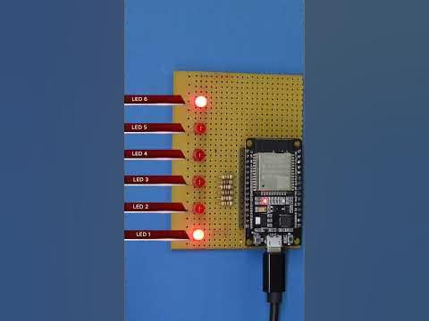LED Center to End Chaser with ESP32 | Quick Tutorial #arduino #ledchaser #ledprojects # ...