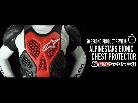 Alpinestars Bionic Chest Protector | 60 Second Product Review - YouTube