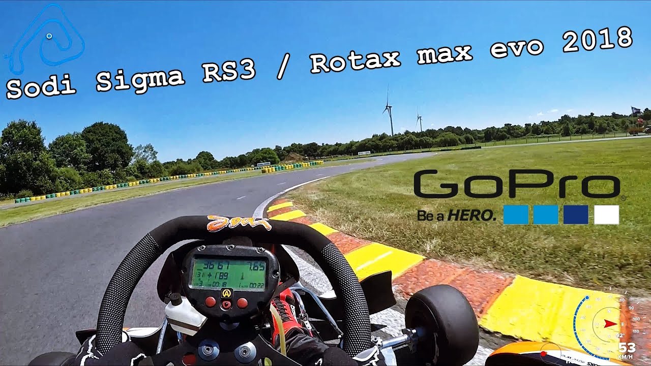First test : Sodi Sigma RS3 / Rotax max evo 2018 - YouTube