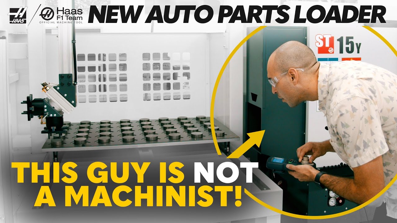 Can This Guy Run A Lathe Automatic Parts Loader? - Haas Automation, Inc ...