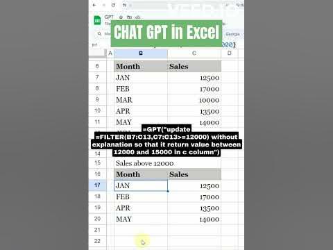 CHAT GPT in Excel #shorts #shortvideo #excel #exceltutorial #ytshorts - YouTube