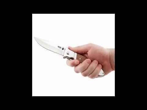 SOG FF34-CP Fielder XL Mirror Polish Large Classically Style Liner Lock Folding